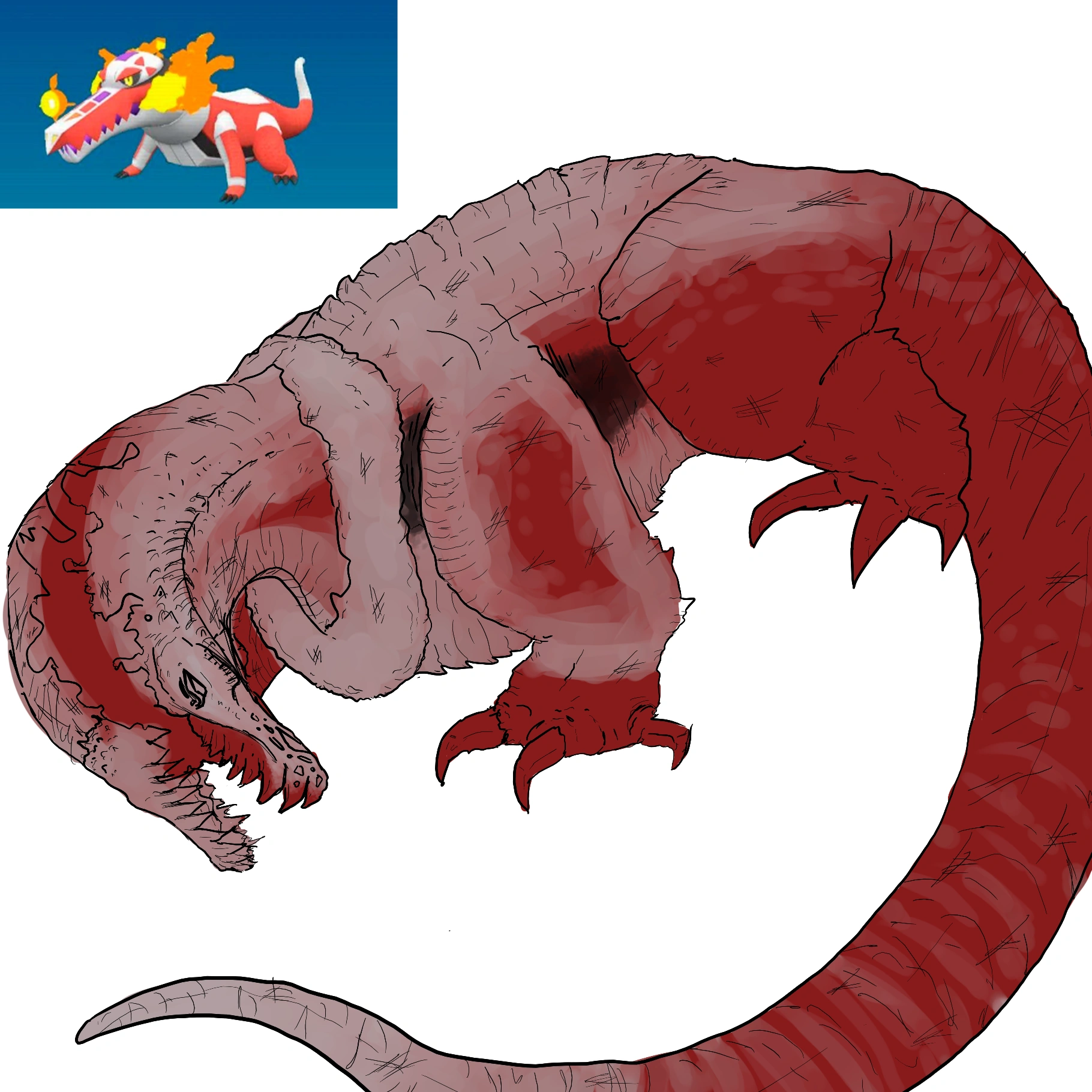 Skeledirge wip | Fandom