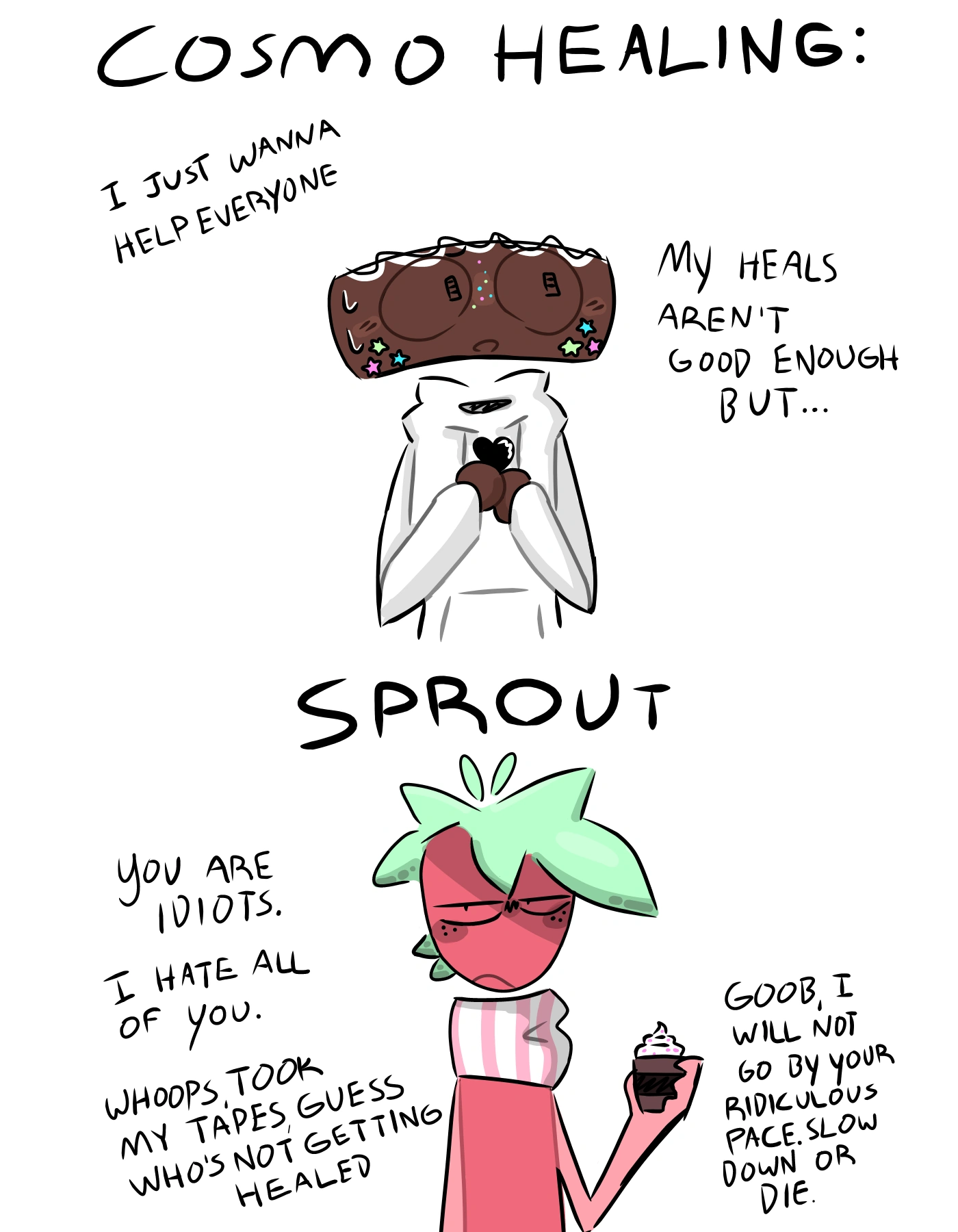 I drew over that awesome healer meme | Fandom