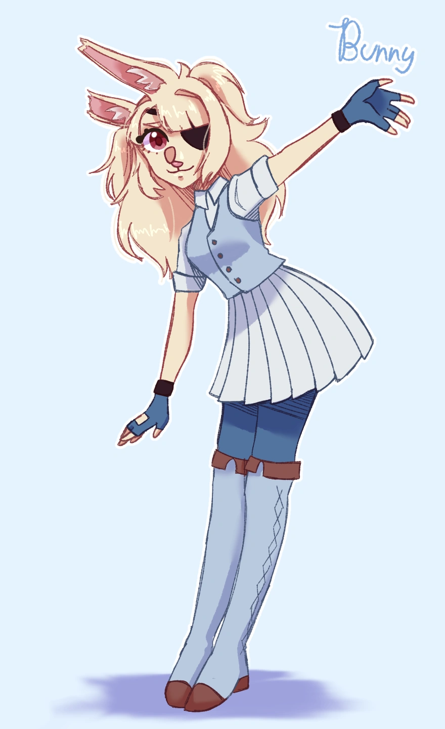 day 2 of designing piggy characters in my style (bunny) | Fandom