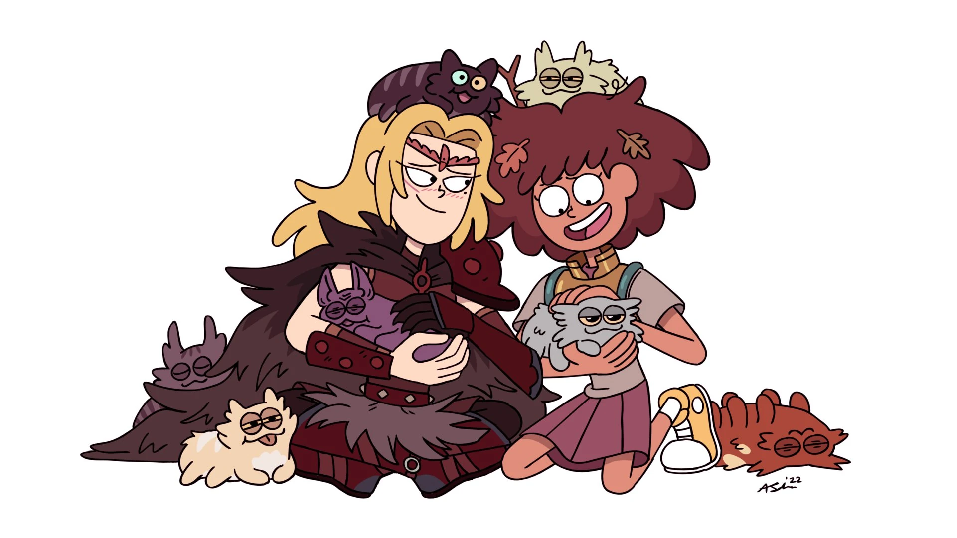 Another Sashanne fanart that series creator Matt liked | Fandom