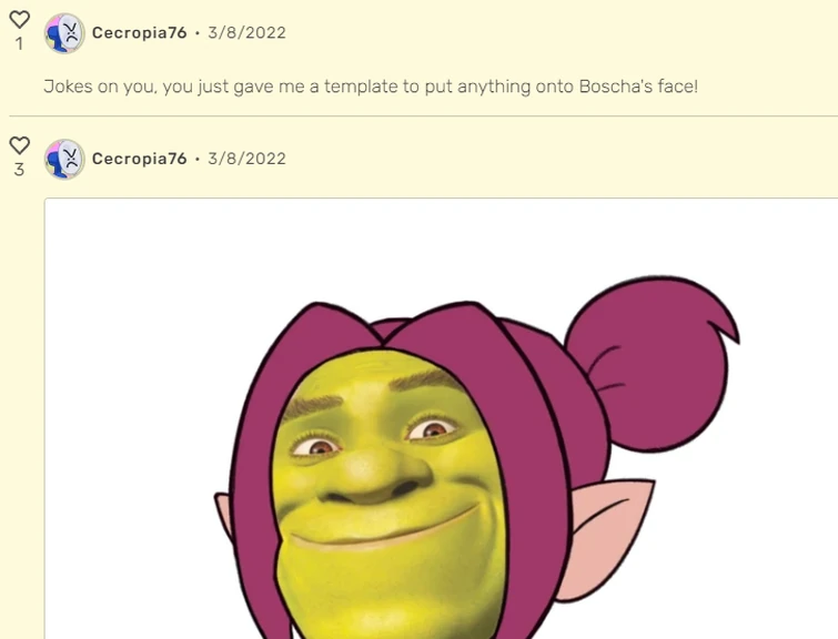 I was gonna do a poll but I don't want to screenshot evil corn man so ...