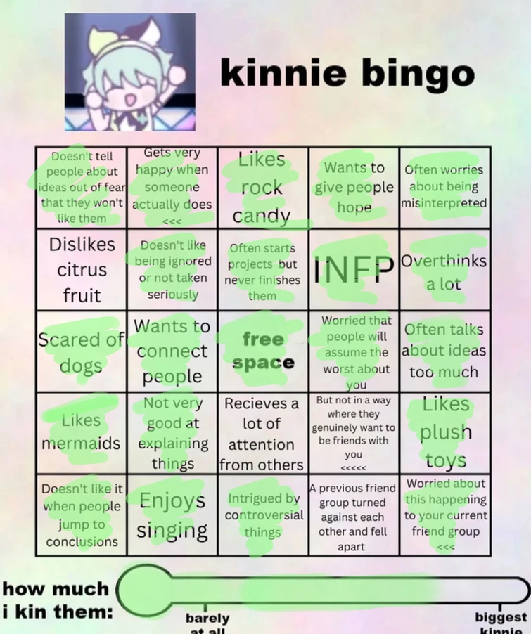 MAIE A KINIE BINGO | Fandom