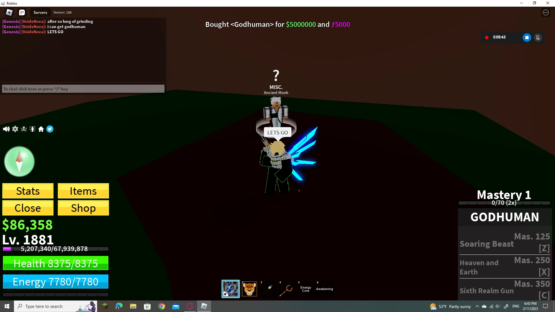 Godhuman acquired. | Fandom