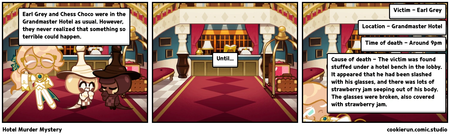 A Cookie Run Murder Mystery - Not-So-Swell Grandmaster Hotel Bombshell ...