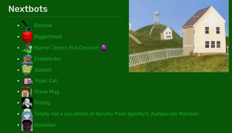 Who rember's when the nn_motion nextbot list was like this? | Fandom