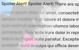 Spoiler Blur Images in a Gallery? | Fandom