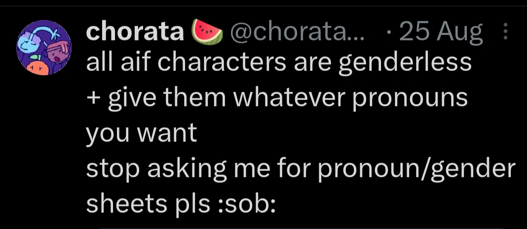 All the characters are genderless | Fandom