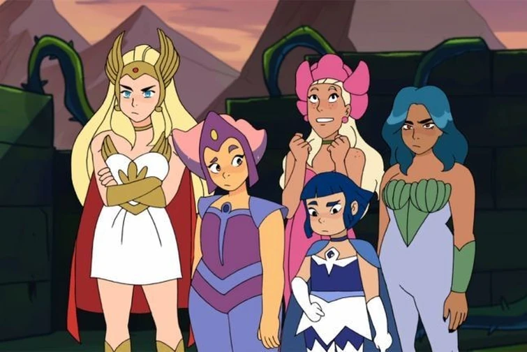 say what you want but glimmer and frosta are super cute with these 80s she-ra outfit. | Fandom