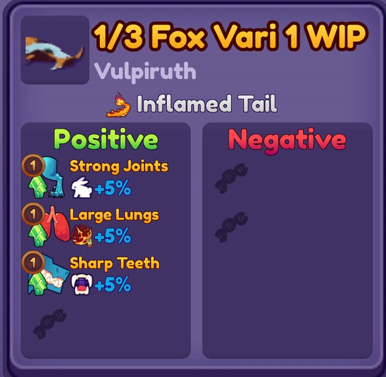 Swapping inflamed tail Vulp for pure black or emo theme Vulp | Fandom