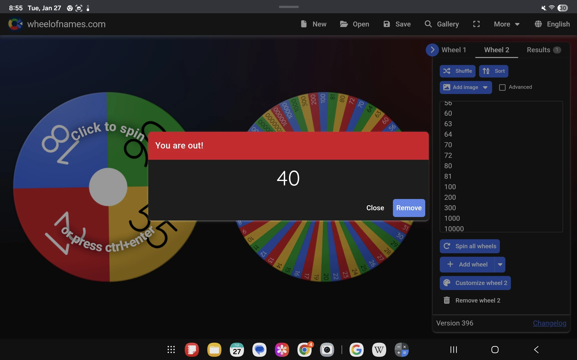 If the spinner lands on your favourite numberblocks character, you are ...