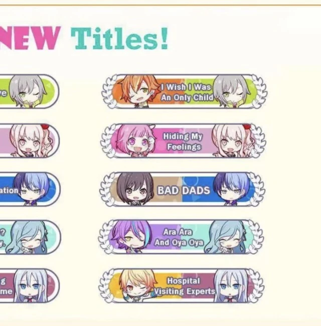 The new trust rank titles. There’s more but I could only find this ...