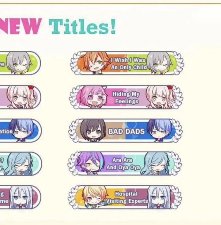 The new trust rank titles. There’s more but I could only find this ...