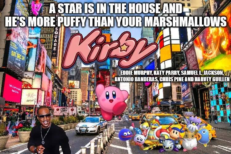 Yo I managed to leak the poster for the Kirby movie | Fandom