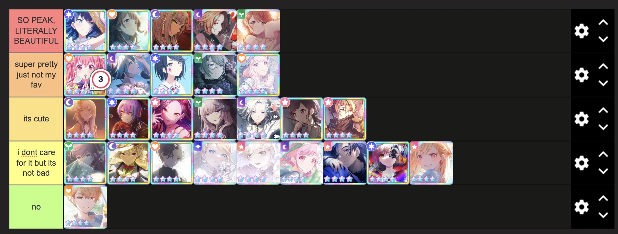 my personal opinion on colorfes cards (TRAINED VERSION ONLY) | Fandom