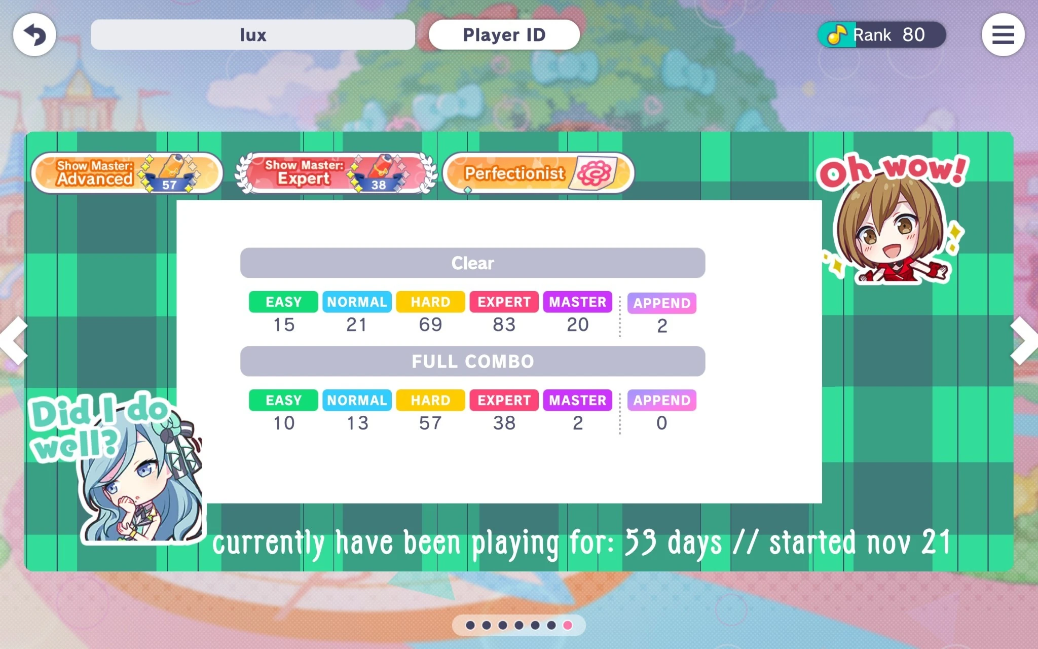 oh back in the day when i thought i was an awesome player., [ive went through character ...