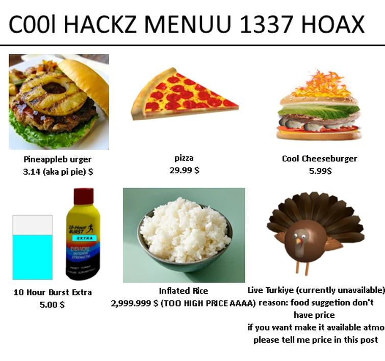 we have menu rn! | Fandom