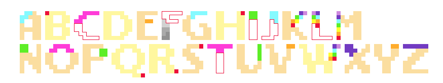 Pixel Alphabet letters in Numberblocks | Fandom