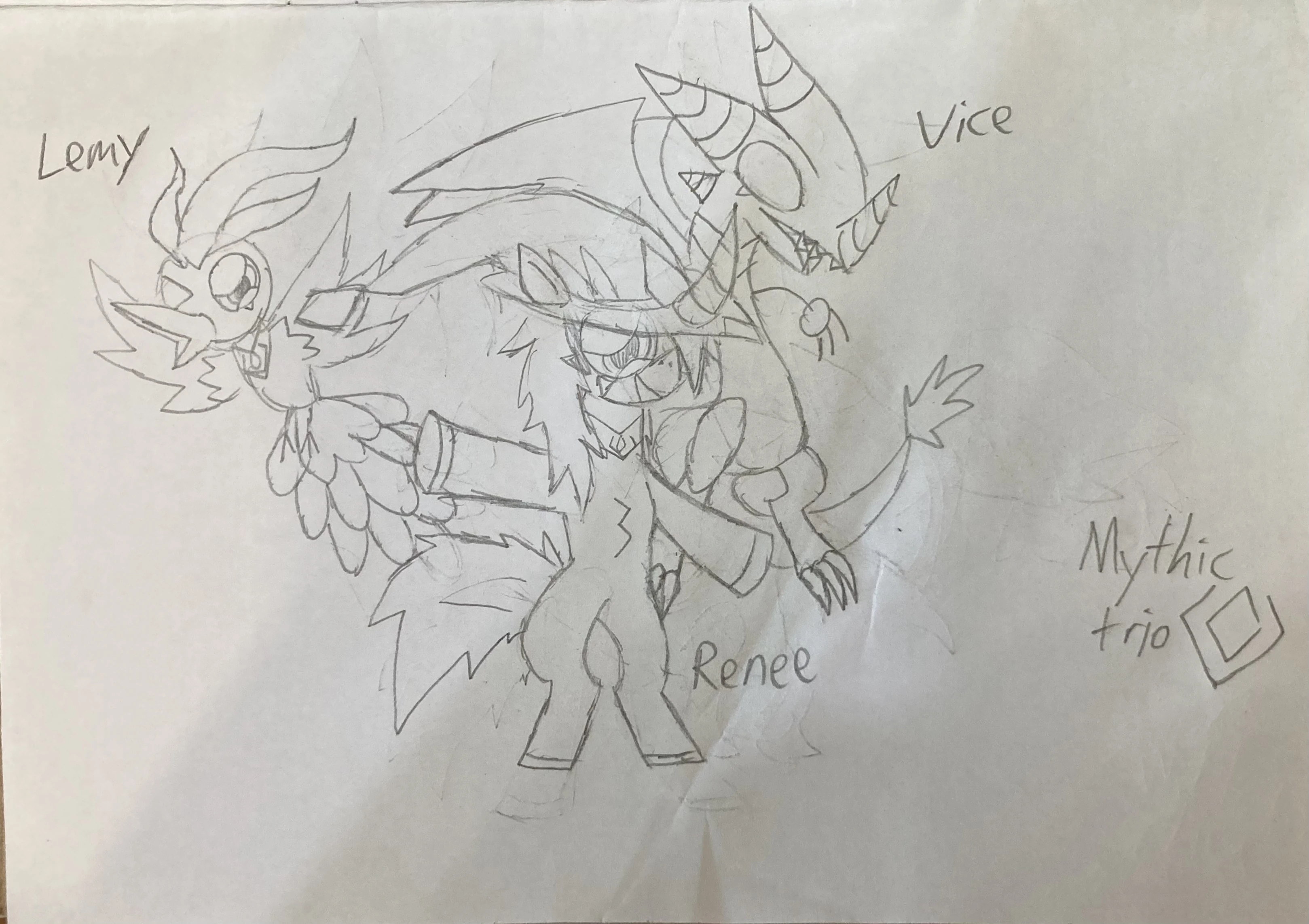 Mythic trio: Vice, Renee and Lemy | Fandom