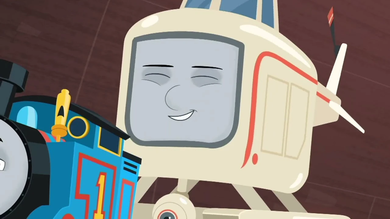 Treehouse uploaded a short clip from the episode "A New View For Thomas ...