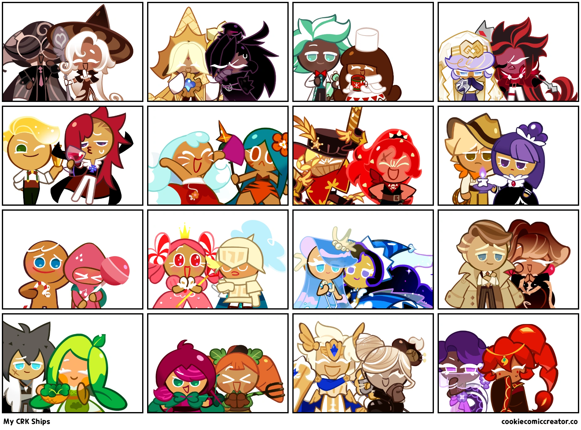 Rate my Cookie Run Kingdom ships (Note I did change some of my ships recently | Fandom