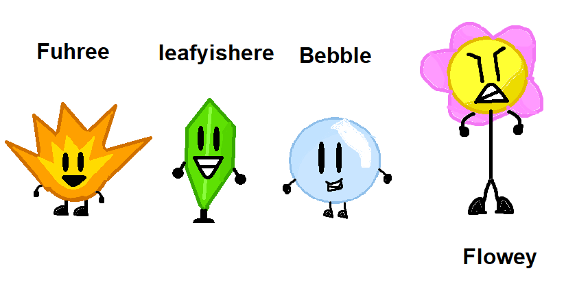 BFDI 2-25 Retold Characters Design Part 1 | Fandom