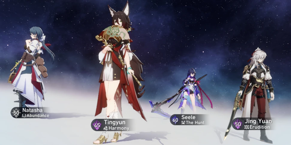 my current hsr team | Fandom