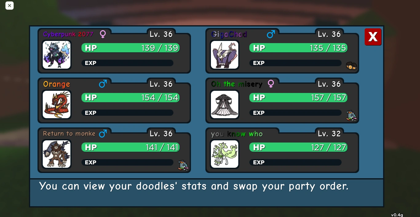 Rate my PVP doodle's names | Fandom