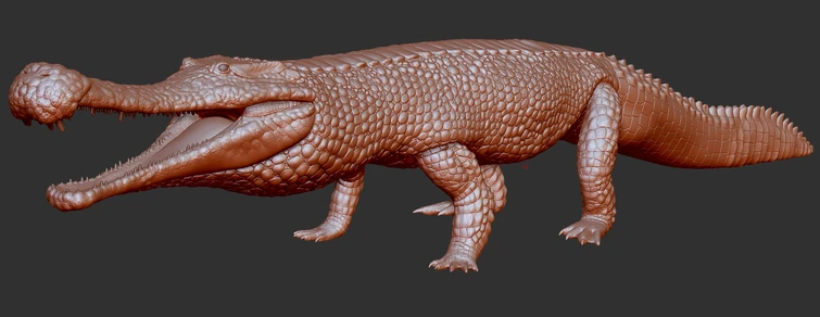 Sarcosuchus sculpt is complete! | Fandom