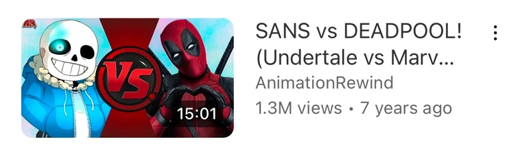 Every single time Sans has appeared on Cartoon Fight Club | Fandom