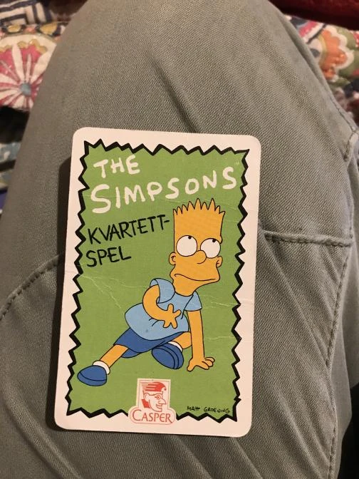 I need help The Simpsons card game From Sweden | Fandom
