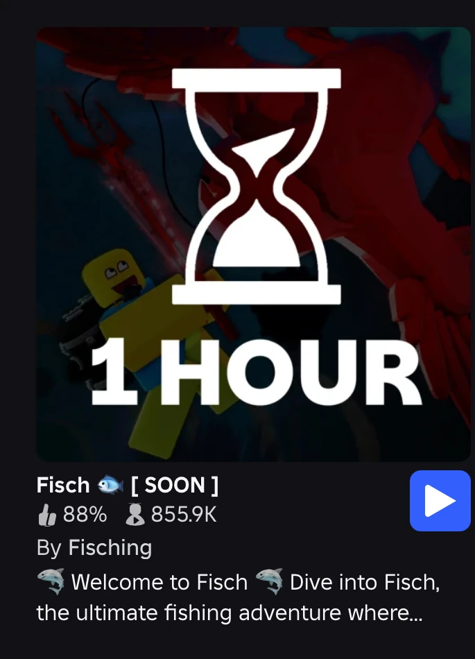 Upd: fisch broke their all time player count at over 850K players | Fandom