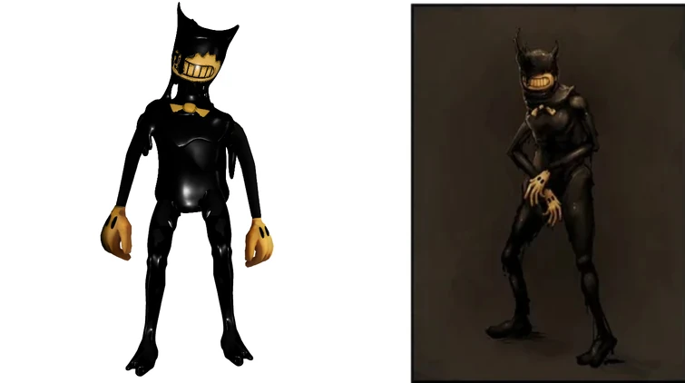 I tried to make a Bendy out of concept art | Fandom