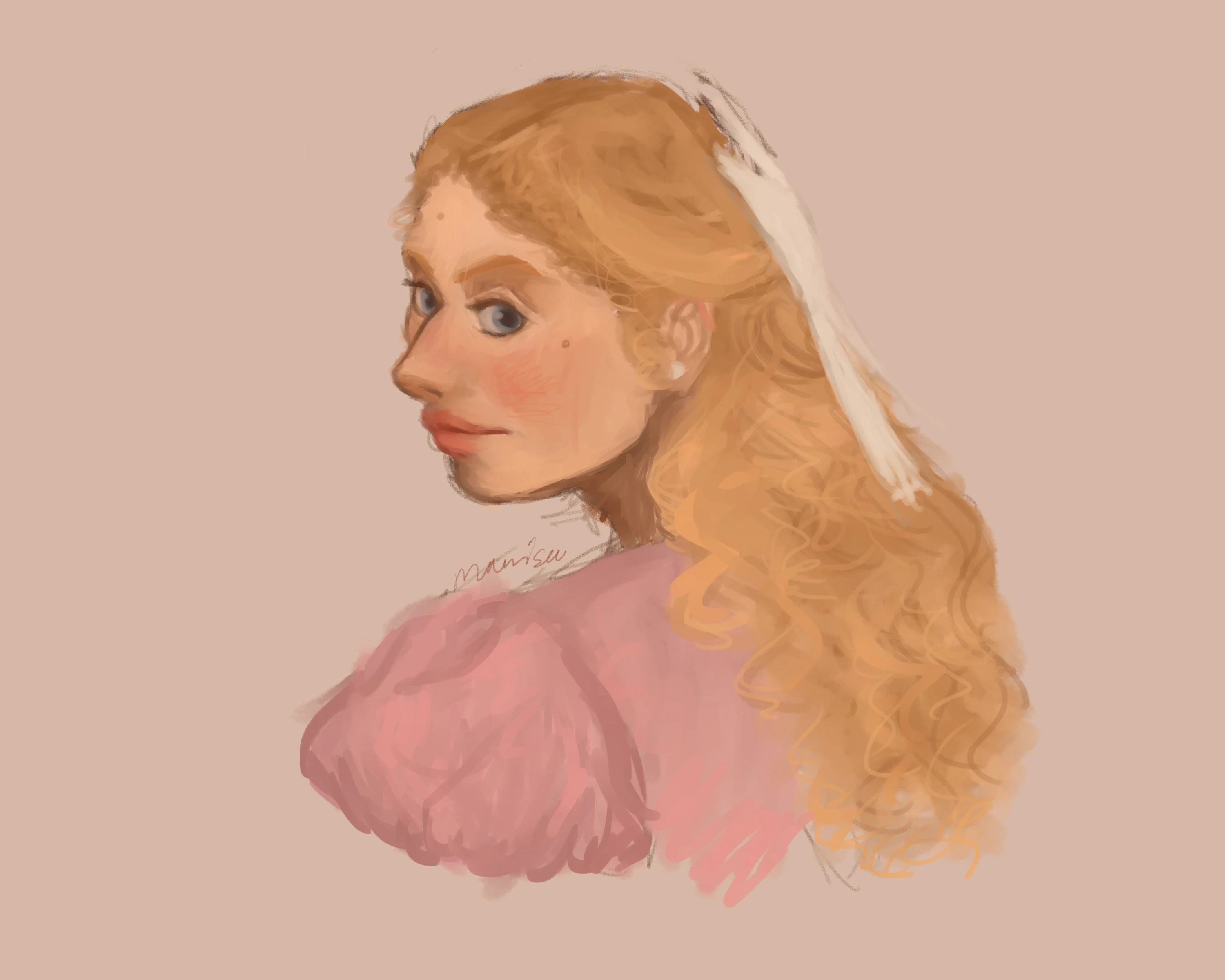 Chloé sketch (again)... | Fandom