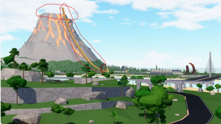 The volcano shown in the expansion event | Fandom