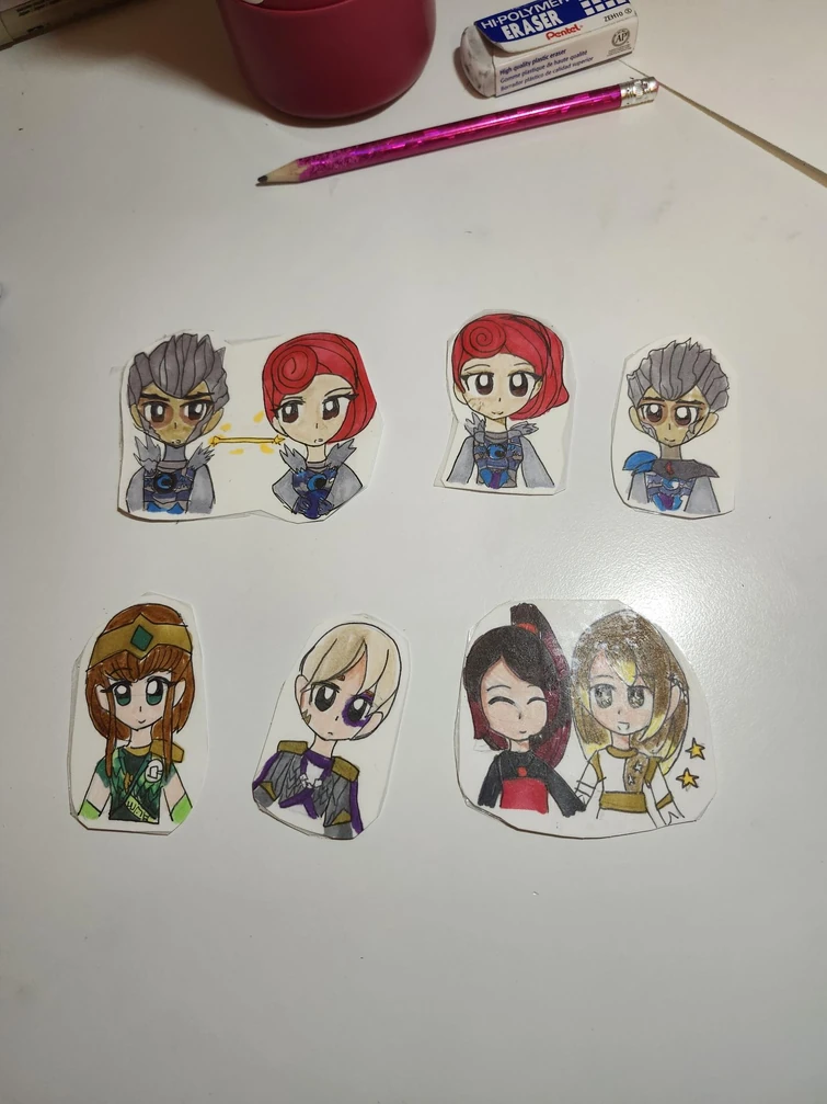Drawings of Cinder and Jordana bc... why not :D | Fandom