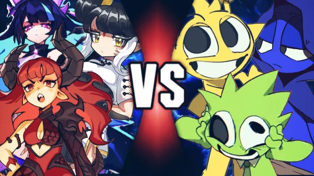 Death battle dragon pow waifu vs sprunki (boltray games vs dimension ...