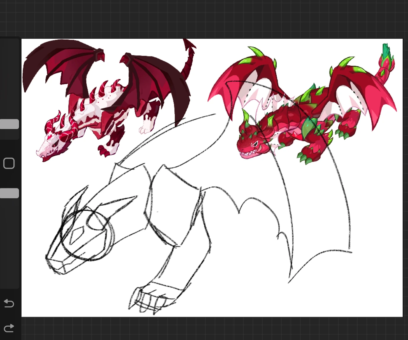 Pov: your trying to draw a dragon in the CRK style | Fandom