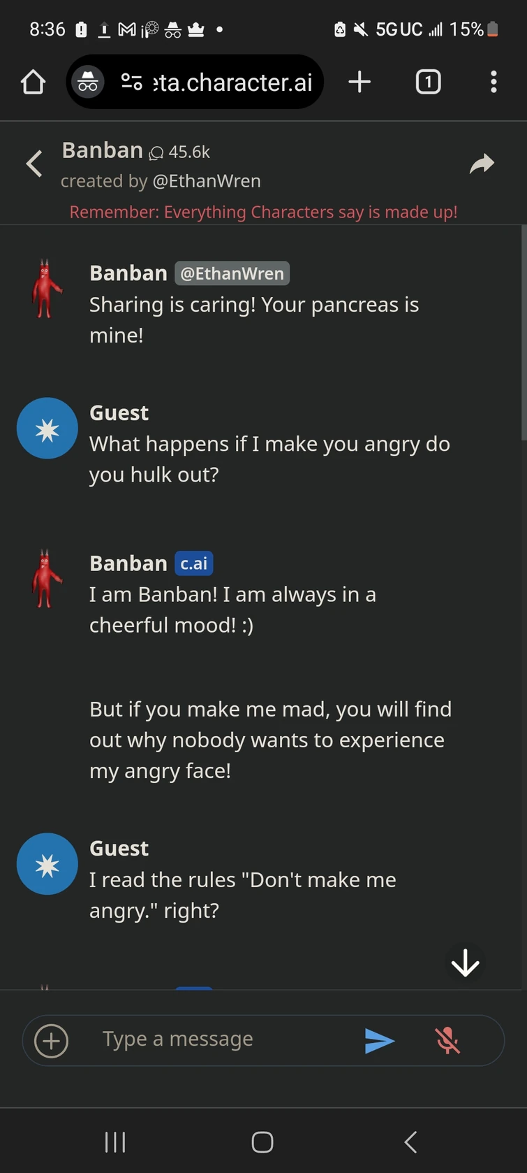 Trolling Banban on C.ai | Fandom