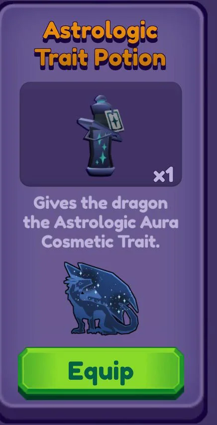 Trading/selling astrologic trait potion | Fandom