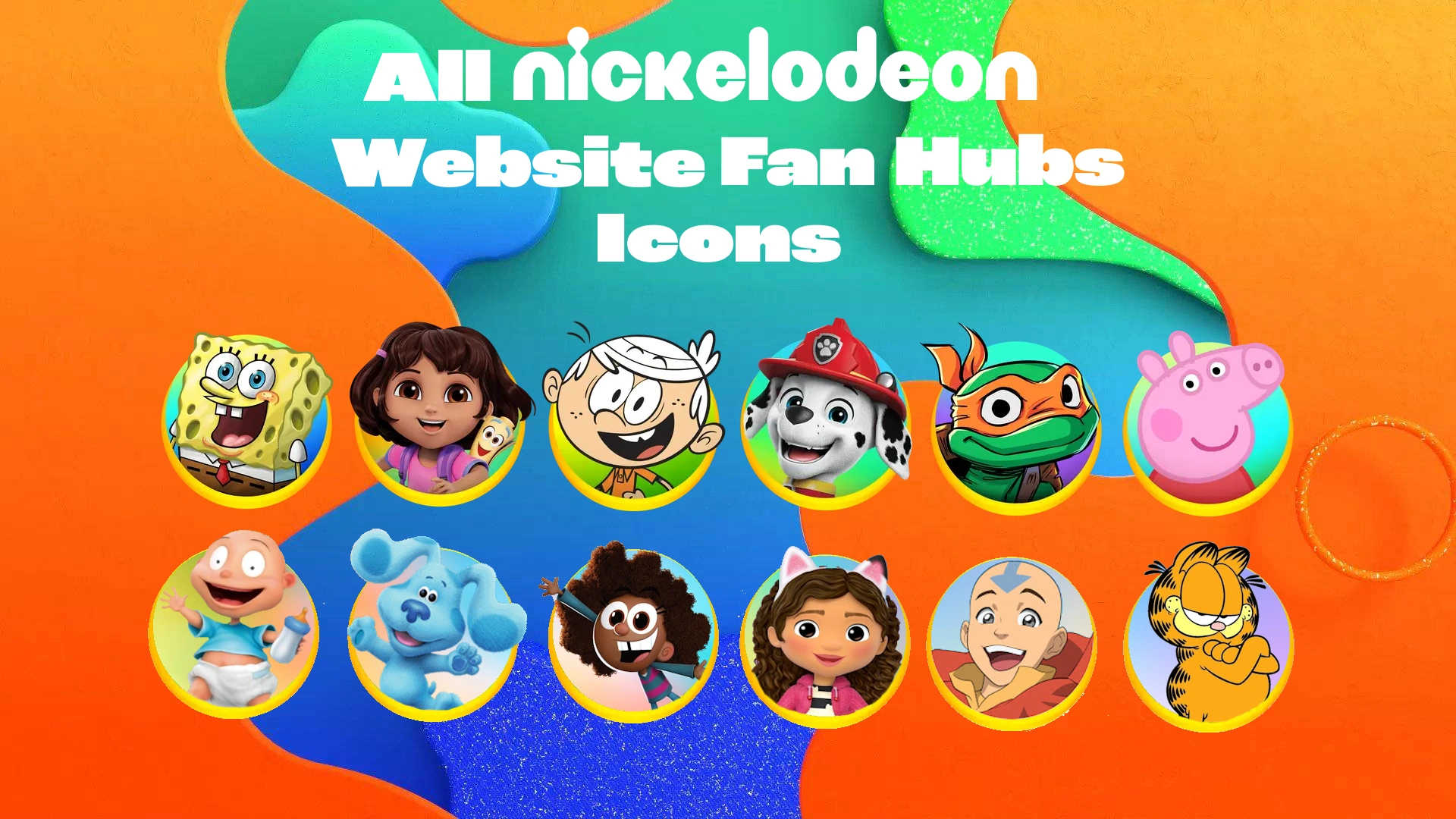 All Nickelodeon Website Fan Hubs Icons | Fandom