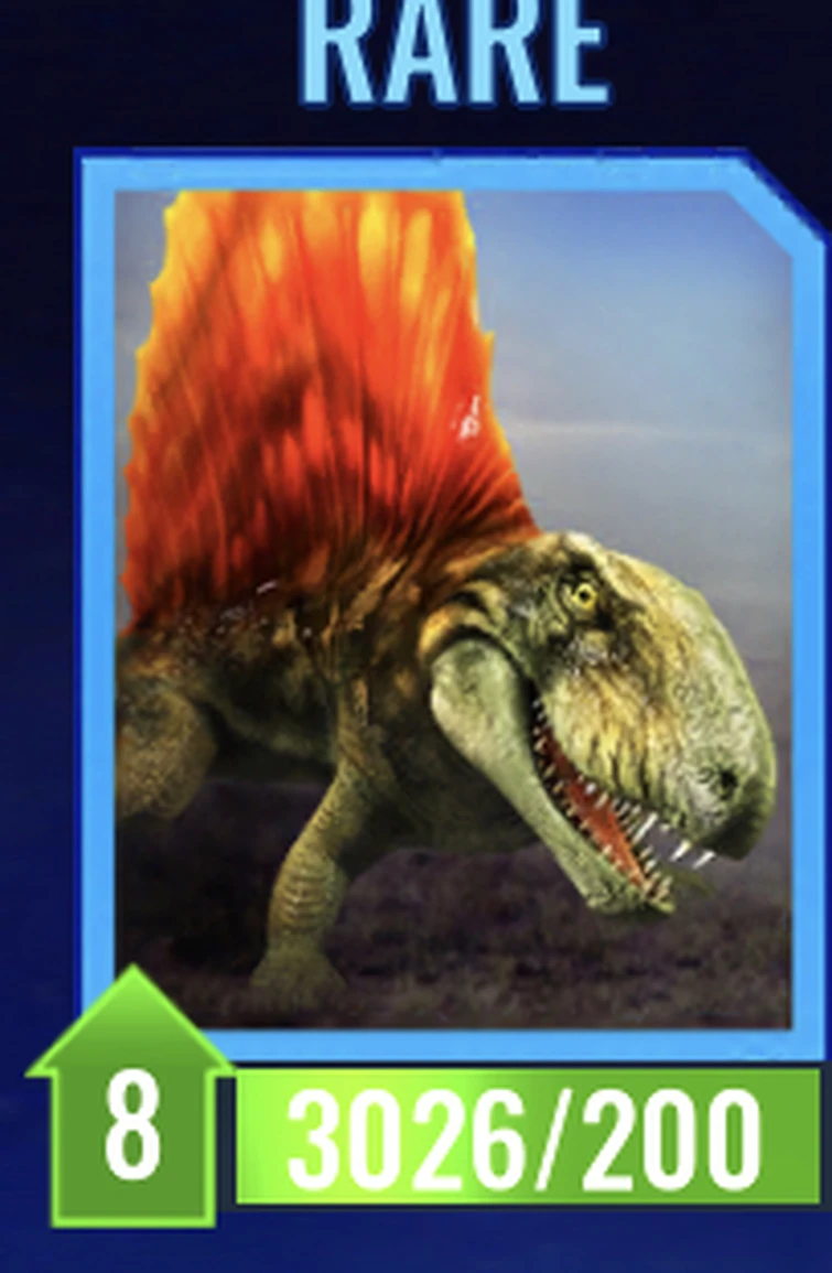 The JWA dimetrodon bears an uncanny resemblance to its film counterpart ...