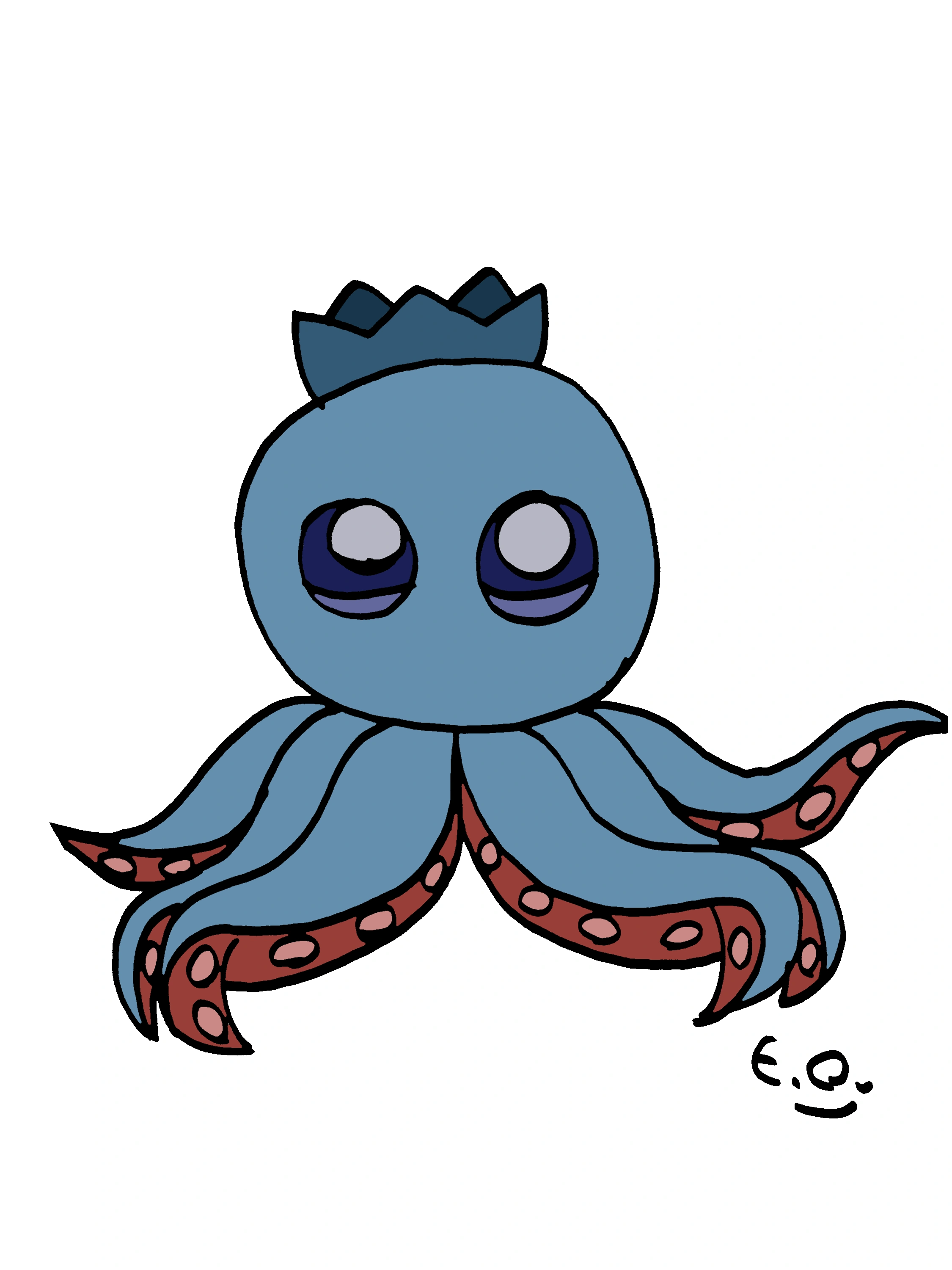 My drawing of Blueberrinni Octopusini | Fandom