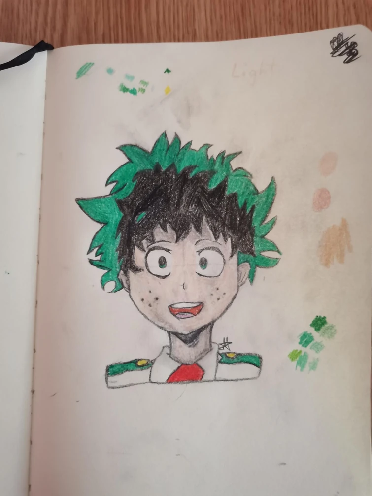 Hello. This is my first time drawing deku (Izuku Midoriya) Rate 1-10 ...