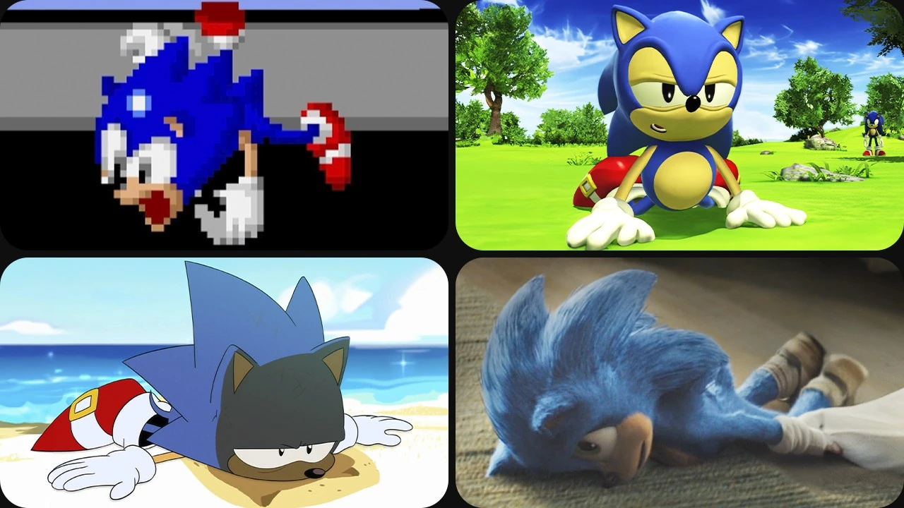 Fun fact: apparently Sonic has a history of face-planting | Fandom