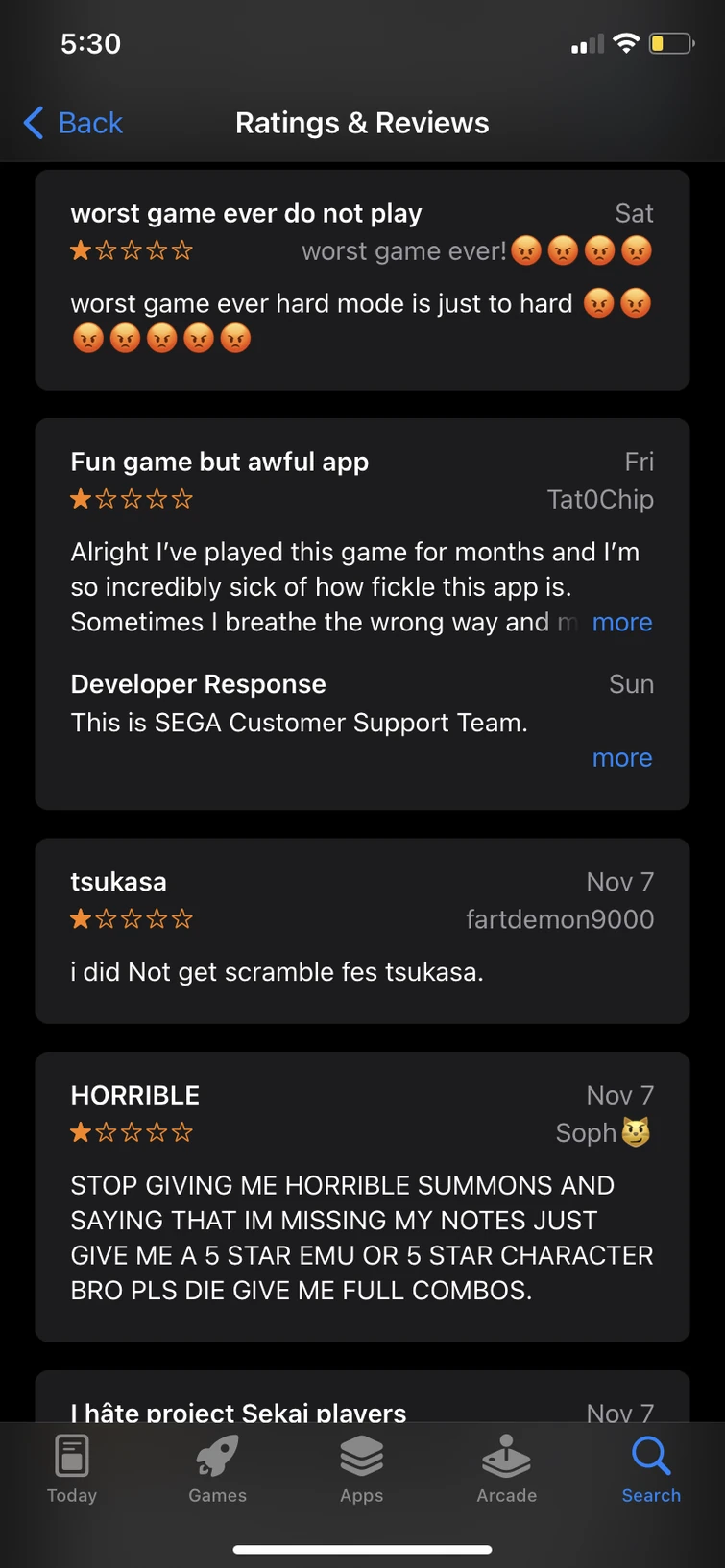 Project Sekai One Star Reviews | Fandom