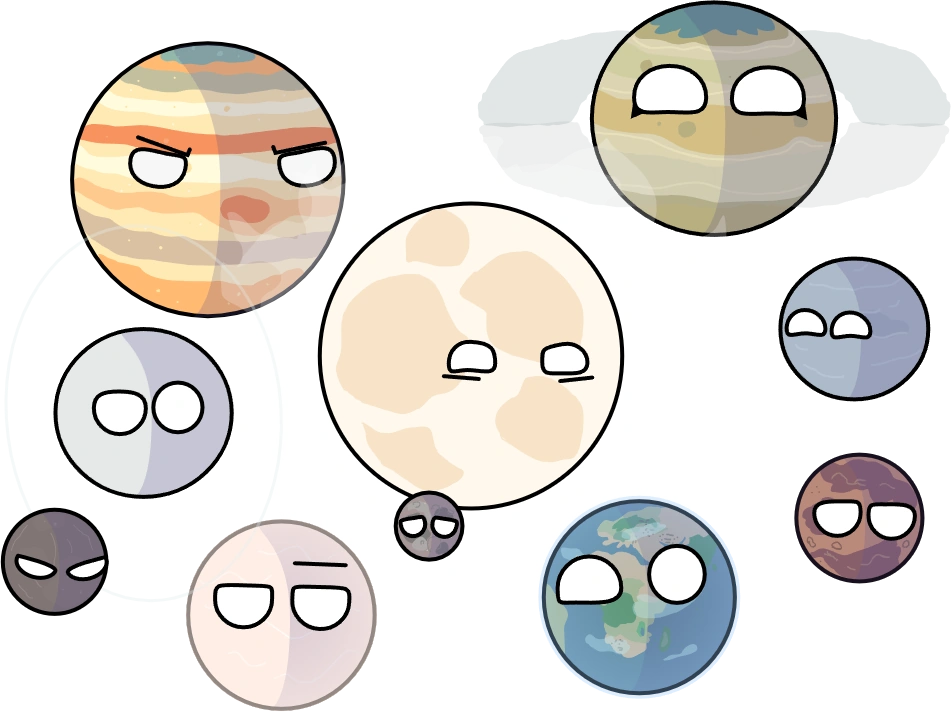 Here is all the Planets I made for it | Not to scale | Fandom