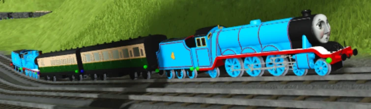 Edward Pushing Gordon Up The Hill | Fandom