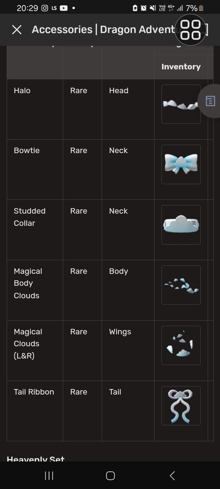 Lf dream cloud set accessories | Fandom