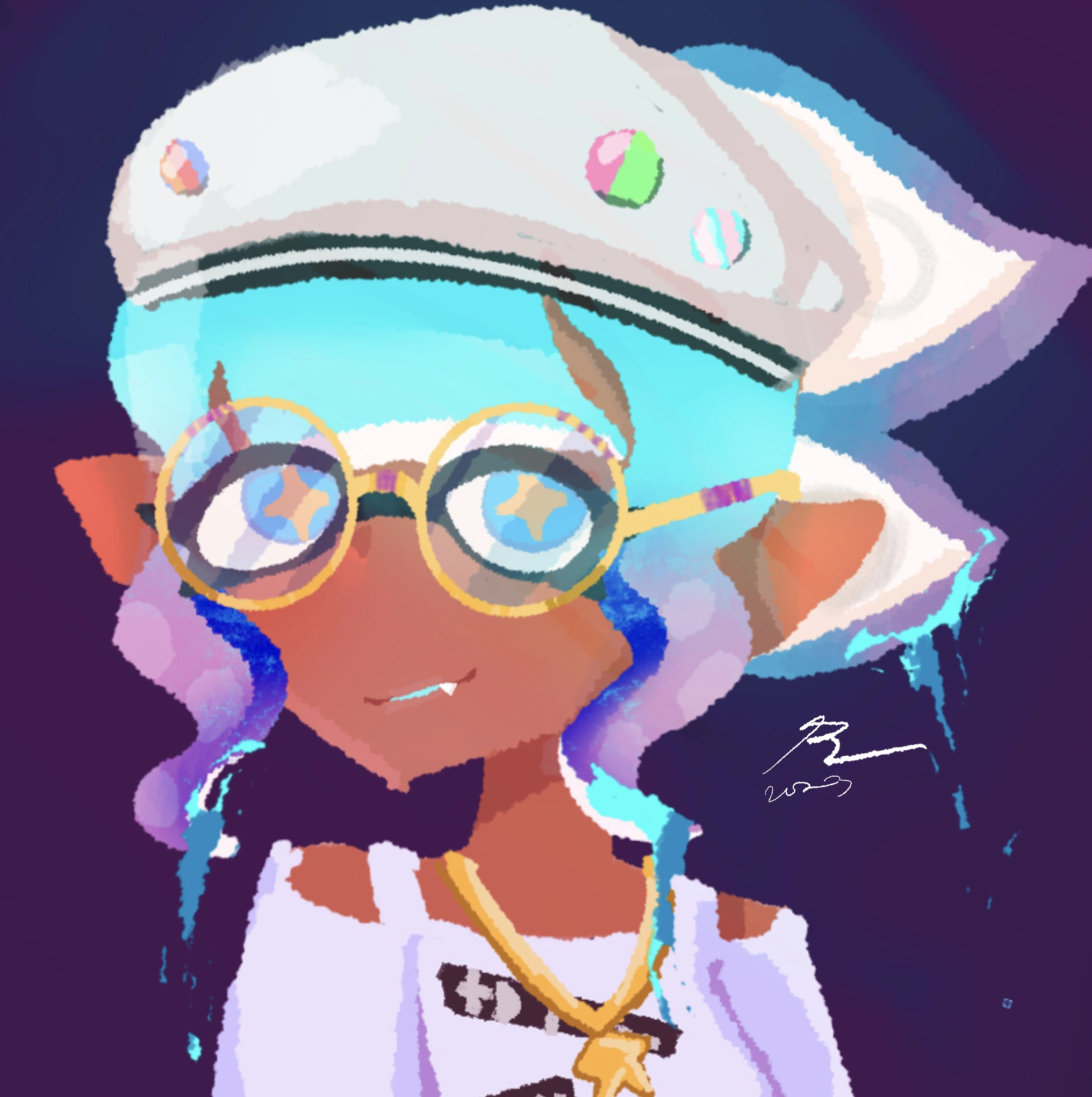 I tried drawing in the splatoon official artstyle | Fandom