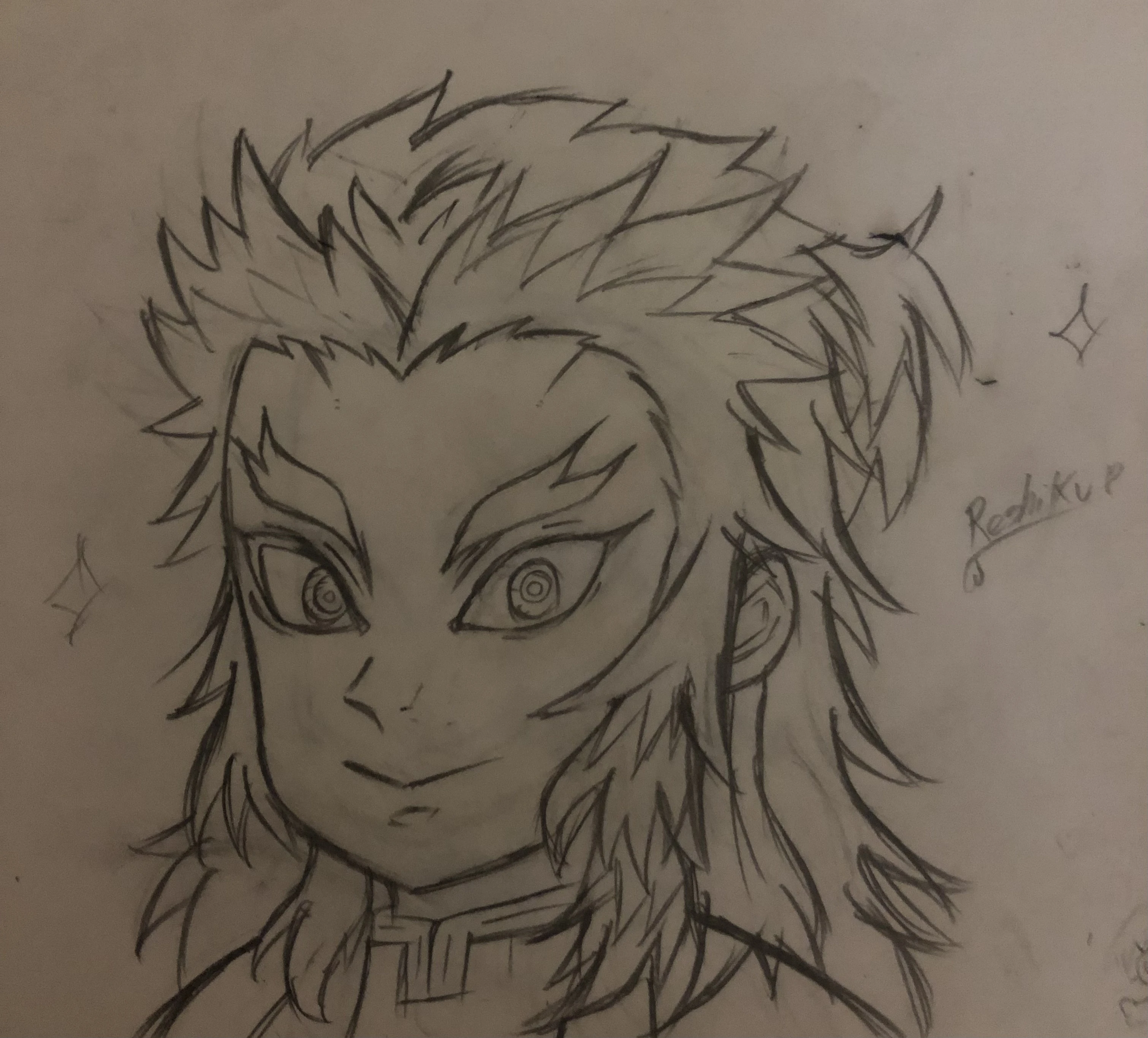 Rengoku sketch | Fandom